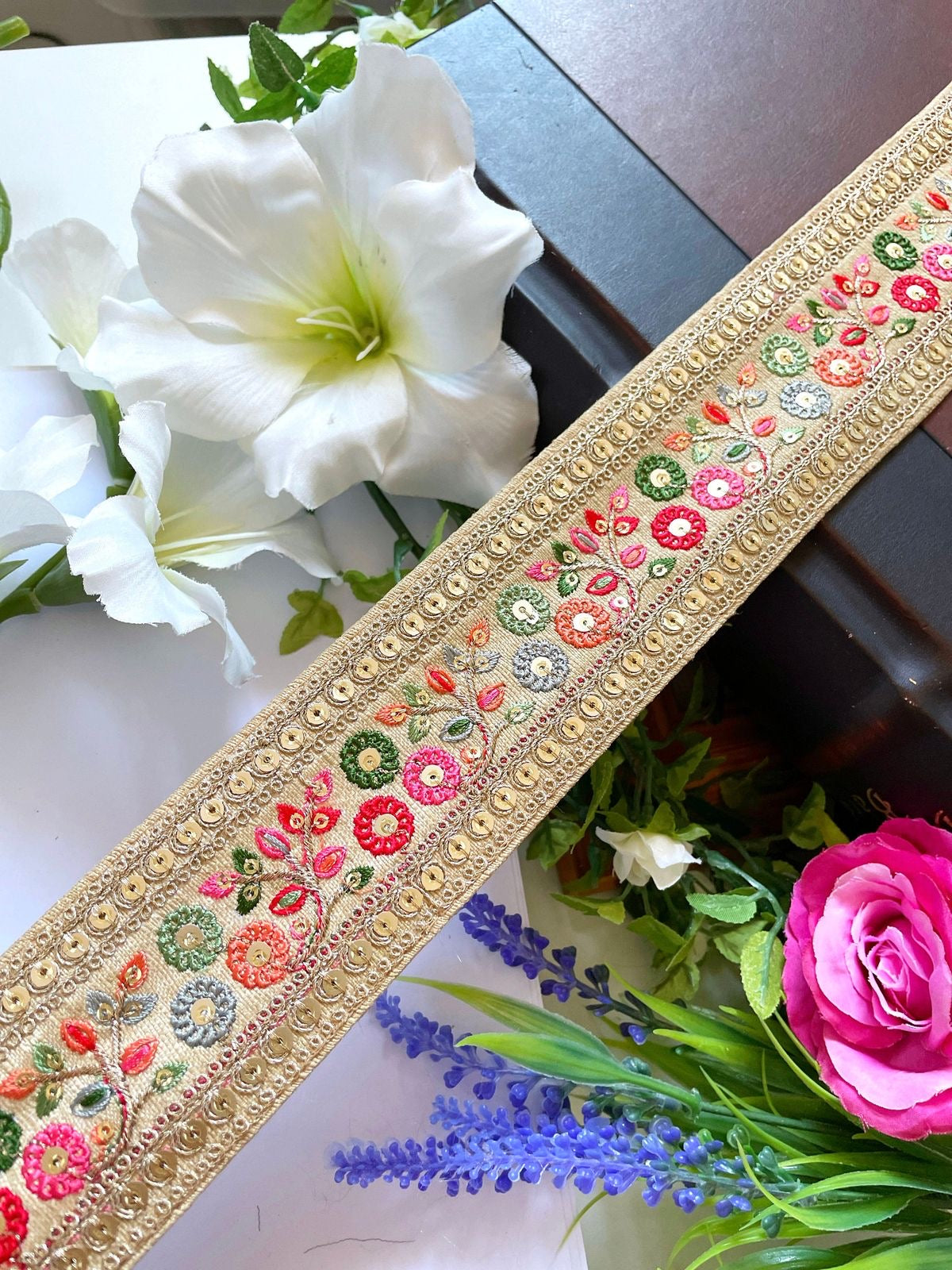 Multicolour Borders – Dhingra Lace